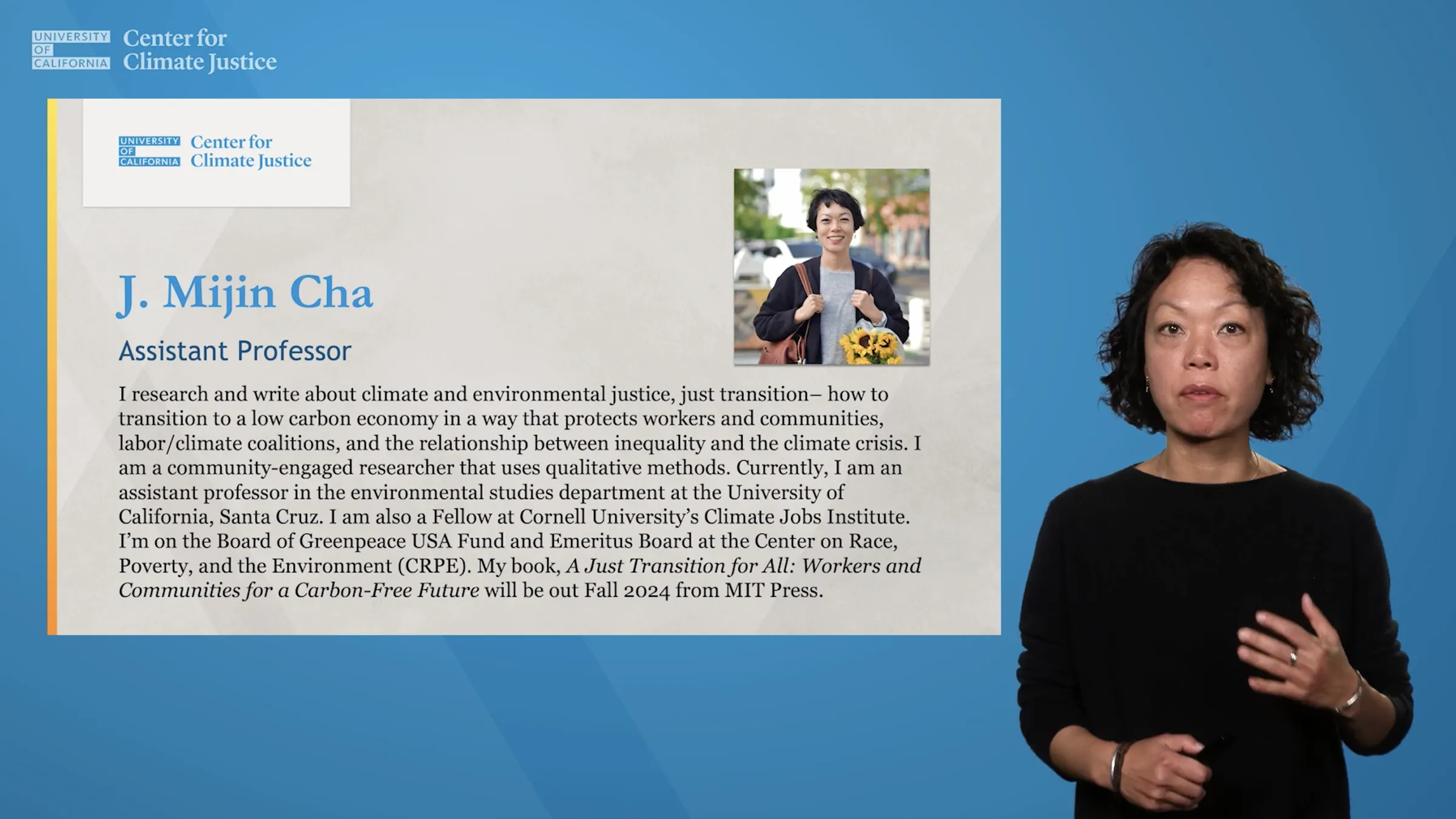 The Role of Policy in Addressing the Climate Crisis - UC Center for ...